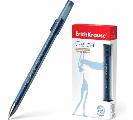 3шт. Ручка гелевая Erich Krause "Gelica" синяя (45471)