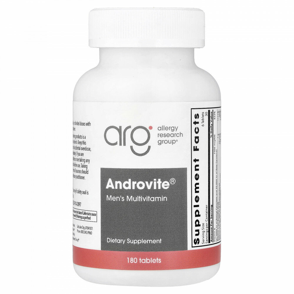 Optimox, Andromite®, мультивитамины для мужчин, 180 таблеток