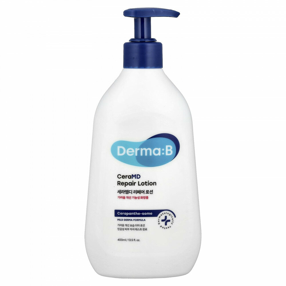 Derma: B, Восстанавливающий лосьон CeraMD, 400 мл (13,5 жидк. унц.)