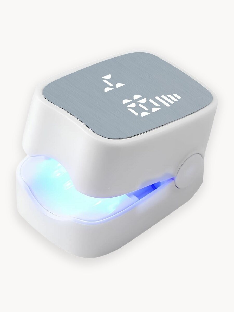 Лампа для лечения грибка "Инновационная", синий свет и инфракрасный лазер, белая