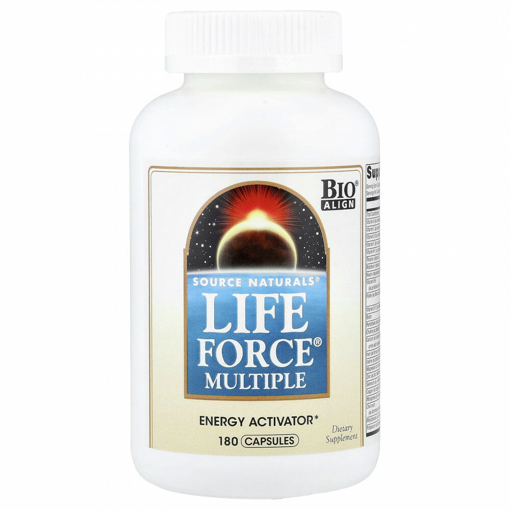 Source Naturals, Life Force® Multi, 180 капсул