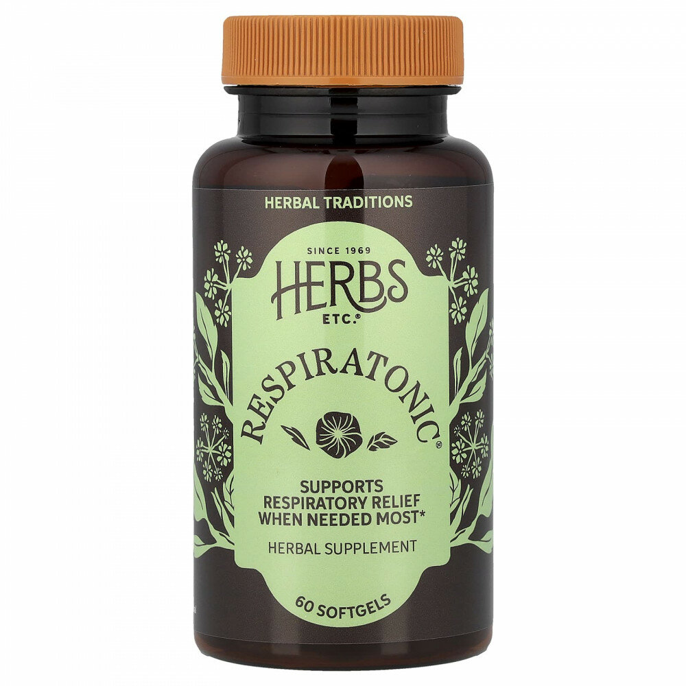 Herbs Etc, Respiratonic®, 60 капсул (400 мг в 1 капсуле)