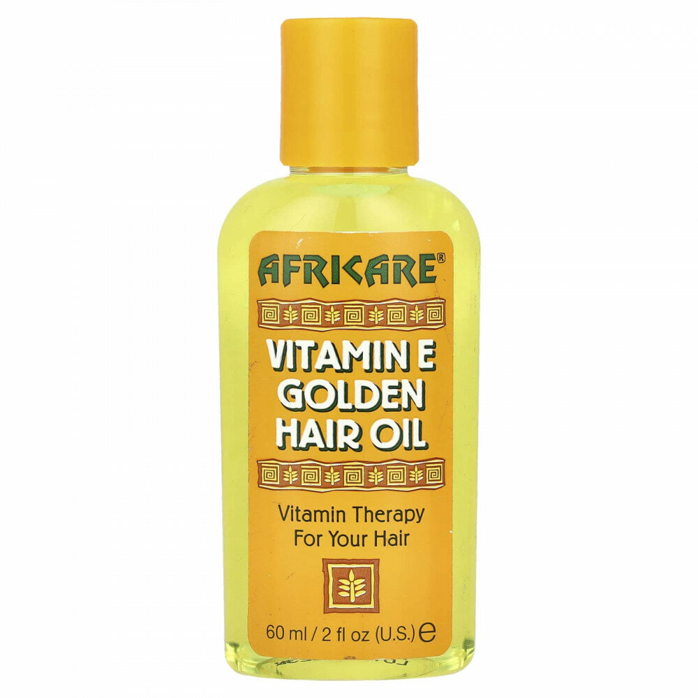 Cococare, Africare®, масло для волос с витамином Е, Golden Hair, 60 мл (2 жидк. унции)