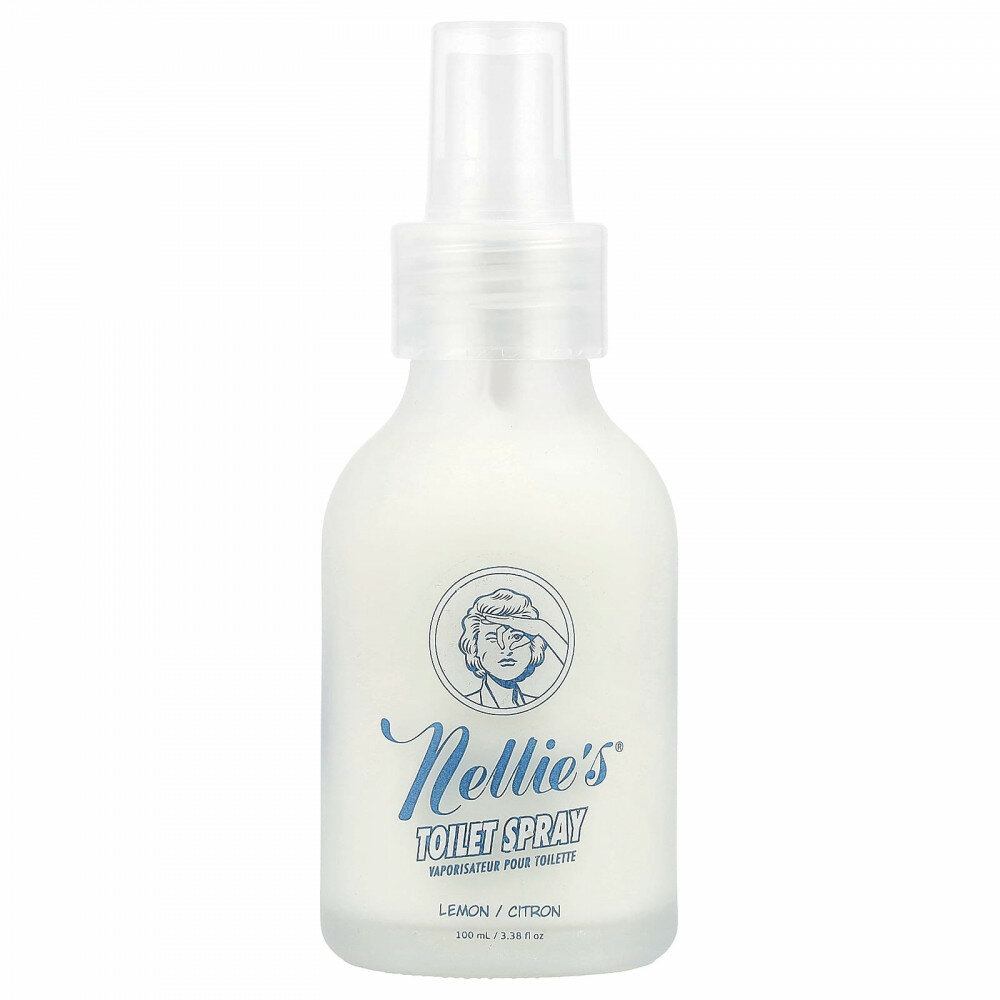 Nellie's, Туалетный спрей, лимон, 100 мл (3,38 жидк. унц.)