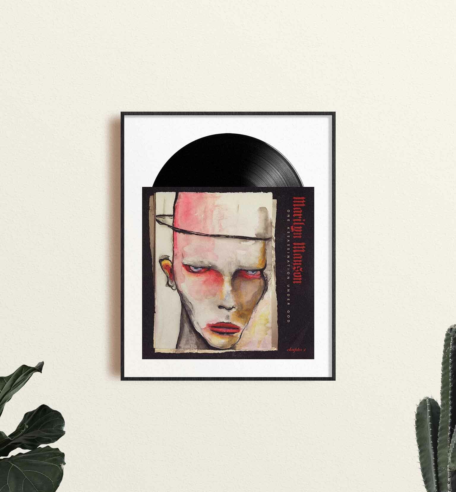 Постер интерьерный, "Marilyn Manson", 40х50 см, в тубусе