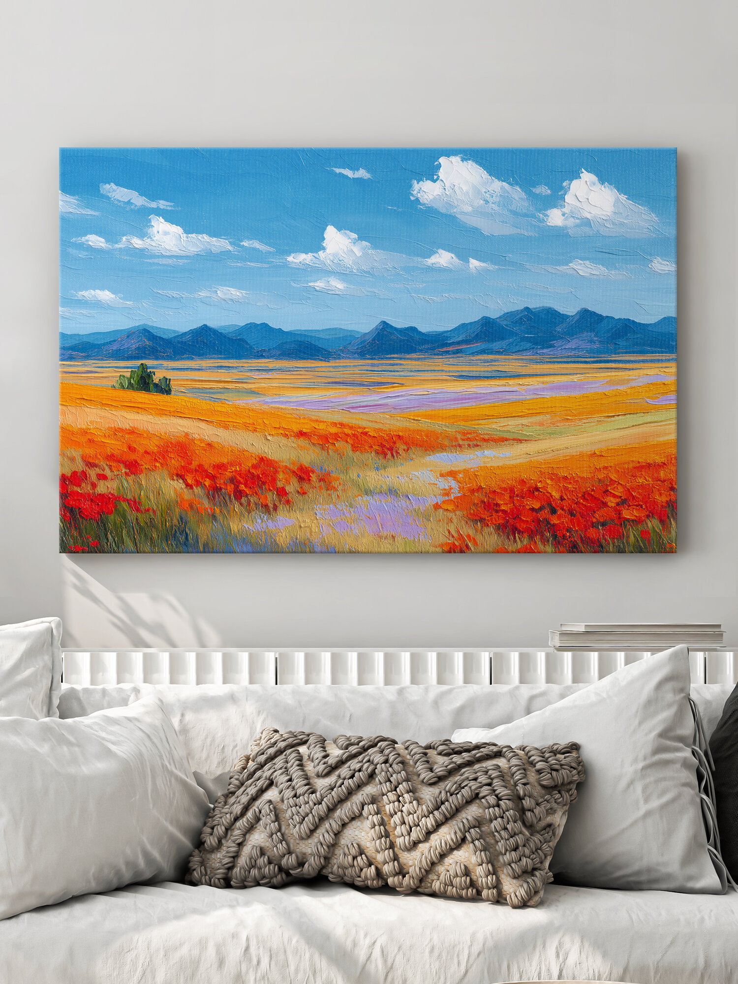 Большая картина Postermarket "Пейзаж" на холсте с подрамником 60х90 см