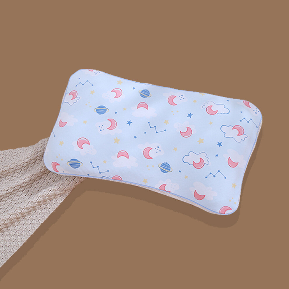 Детская подушка для детей от 1 до 6 лет и старше, подходит для всех сезонов, подушка Baby Zone, специальная дышащая подушка для детских садов и учеников начальной школы.