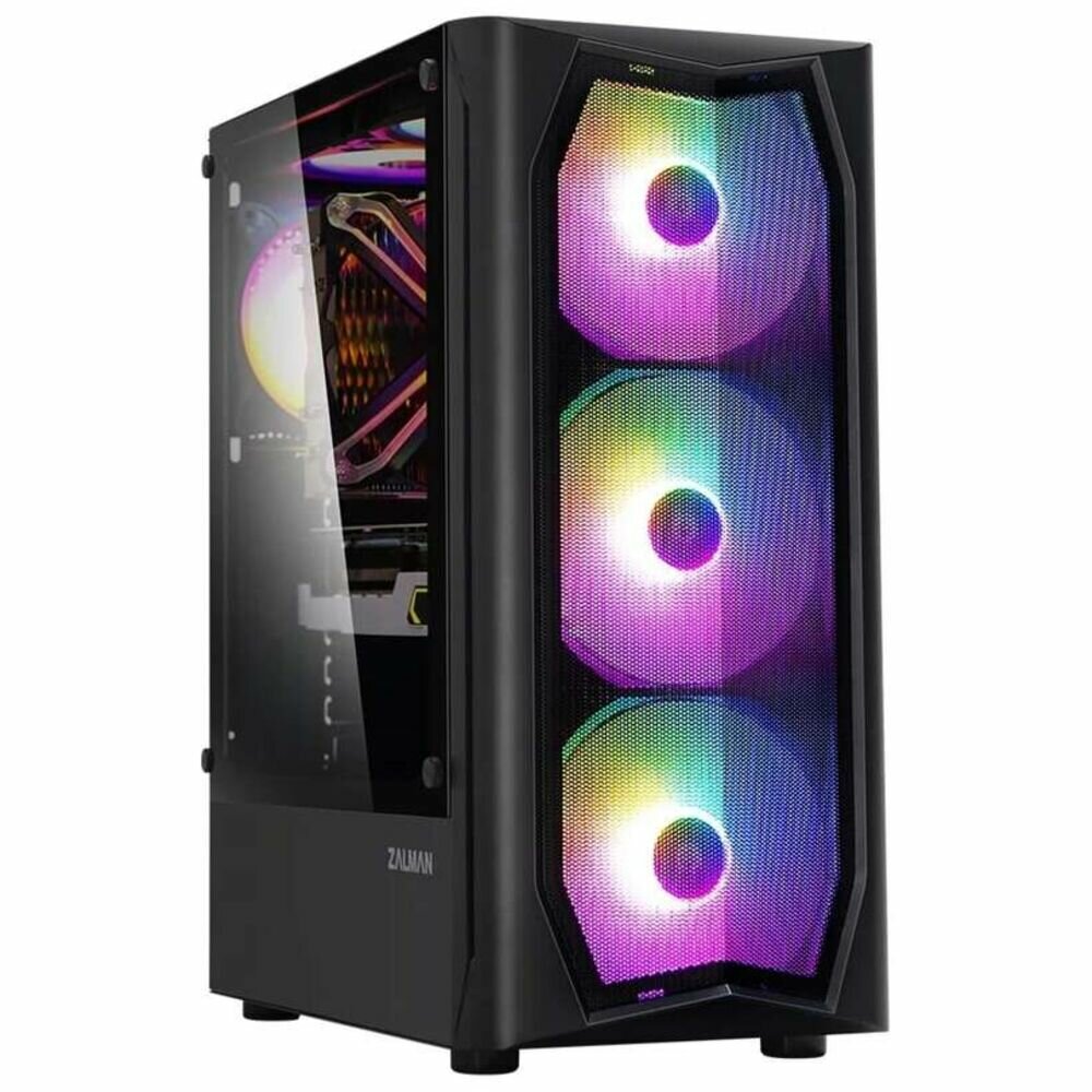 Корпус ATX Miditower Zalman N4 Black