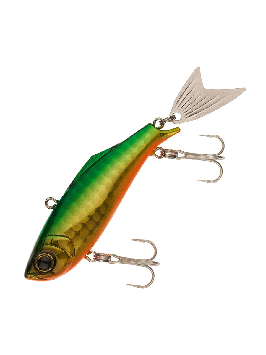 Воблер для рыбалки Duel Hardcore Fintail Vibe 55F1185-HGGR, 55 мм, 10,5 г, тонущий, виб