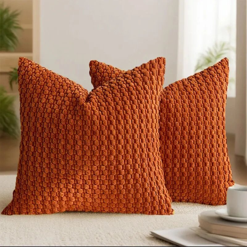 IKEA Наволочка декоративная 40x40 см, 1 шт. красно-коричневый