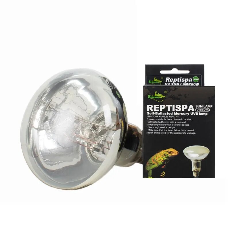 Ультрафиолетовая Лампа Reptispa для террариума UVB&UVA E27 100W