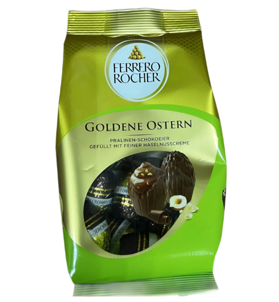 Набор шоколадных яиц Ferrero Rocher Goldene Ostern, 90 гр, Германия