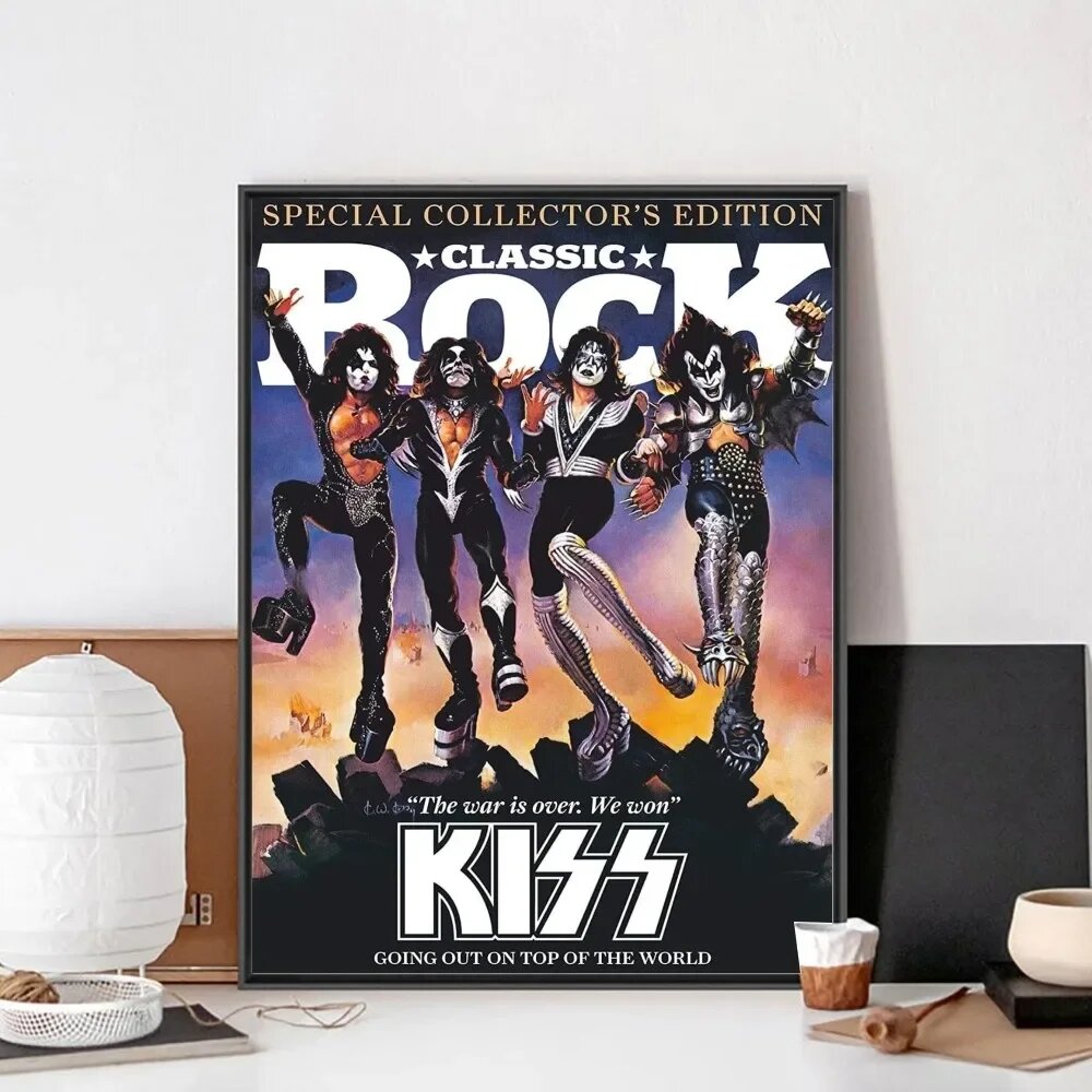 Картина Kiss Classic Rock 50x70см, без рамы, цвет Z2