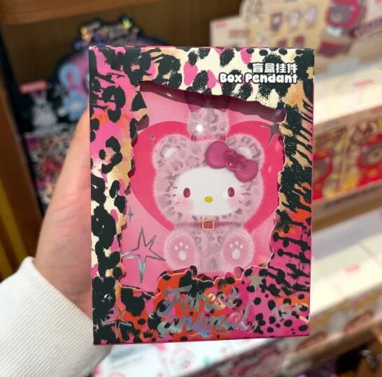 Оригинальные игрушки Sanrio Forest Vibes в слепых коробках: виниловые плюшевые подвески, фигурки, куклы Hello Kitty, таинственные коробки, игрушки для девочек, рождественские подарки