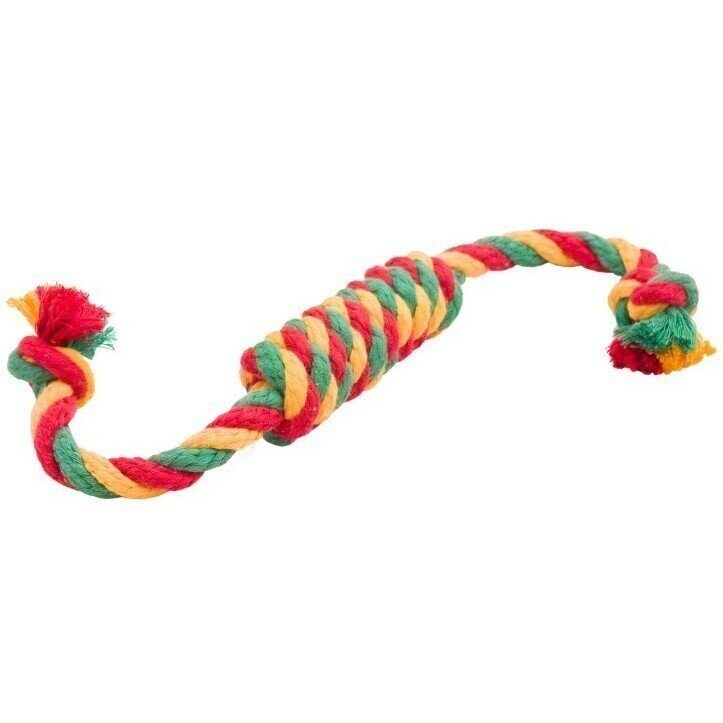 Развивающая игрушка для собак Dental Knot Сарделька канатная малая
