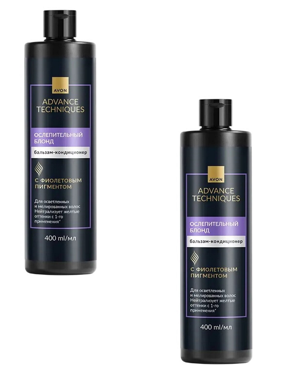 Бальзам-кондиционер для волос Avon Advance Techniques Ослепительный блонд 400 мл. х 2 шт.