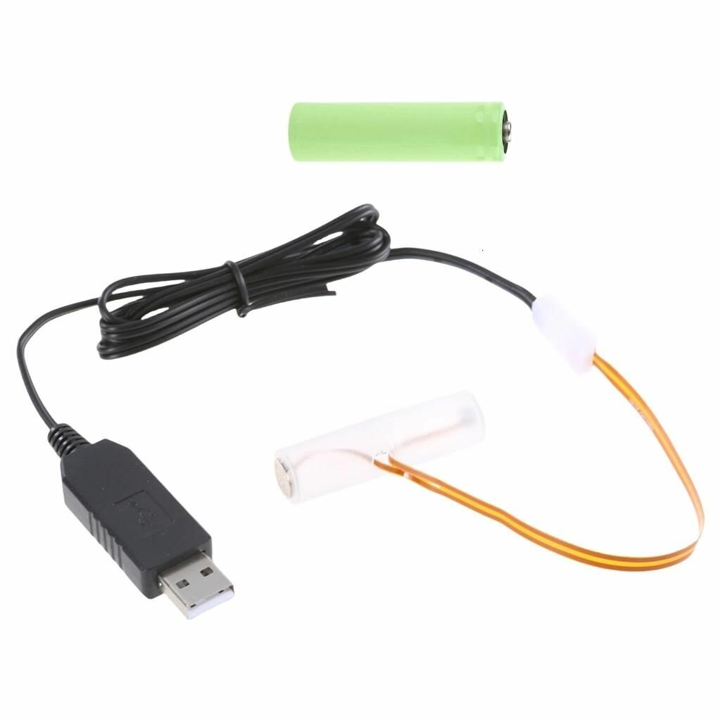 USB-преобразователь питания для замены батареек AA, - 2 метра