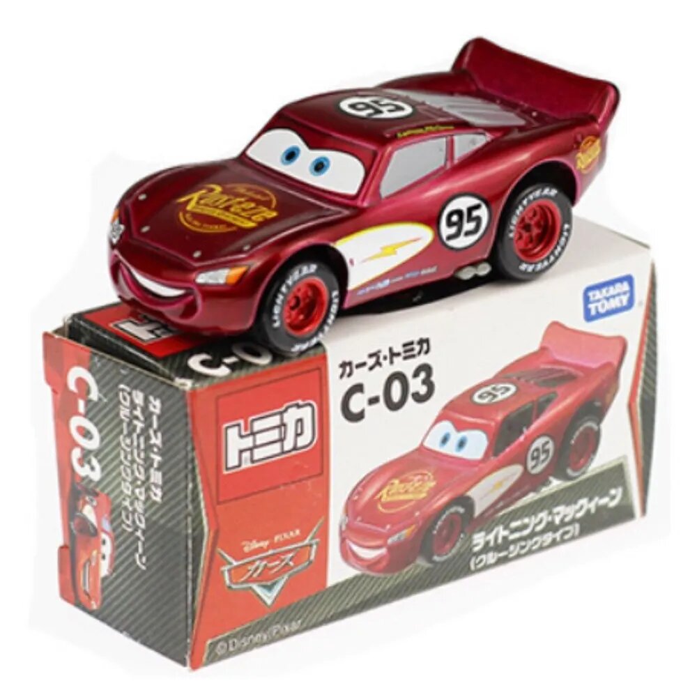 Takara Tomy Tomica Disney Pixar Cars C-01 Lightning McQueen C-10 King 1:50 литая под давлением модель автомобиля