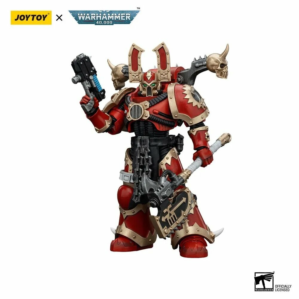 Подарочная модель JOYTOY Warhammer The Horus Heresy1:18 World Eaters Khorne Berzerker 3