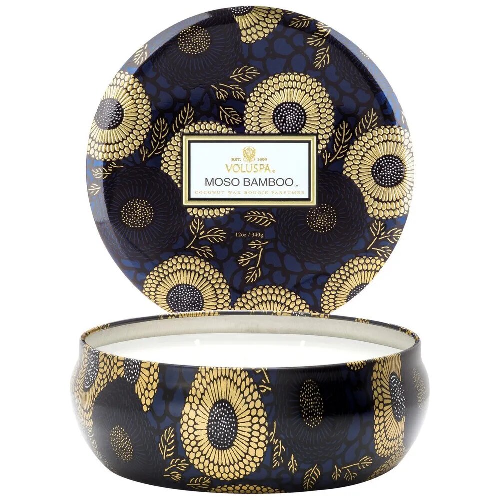 VOLUSPA MOSO BAMBOO Свеча ароматическая с ароматом бамбука, 1 шт