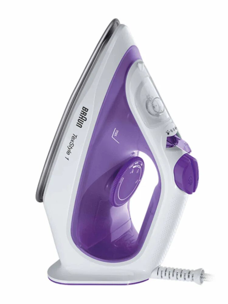 Утюг Braun TexStyle 1 с паровым ударом и защитой от перегрева для глажки одежды — фото 1