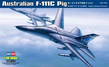 1:48 Австралийский истребитель-бомбардировщик F-111C Pig модель военной техники