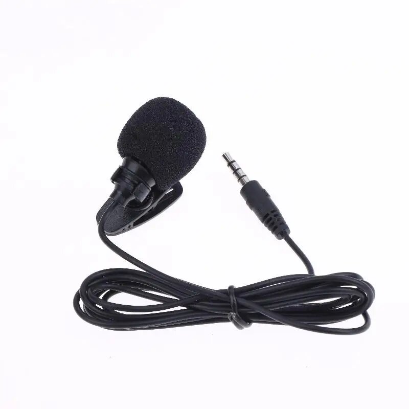 Микрофон лавалье SD&HI, 3.5 мм, черный, 1.5 м, 4 pole