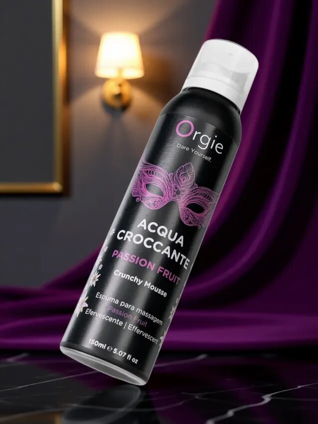 Хрустящая пенка для массажа Orgie Acqua Croccante Passion Fruit 150 мл