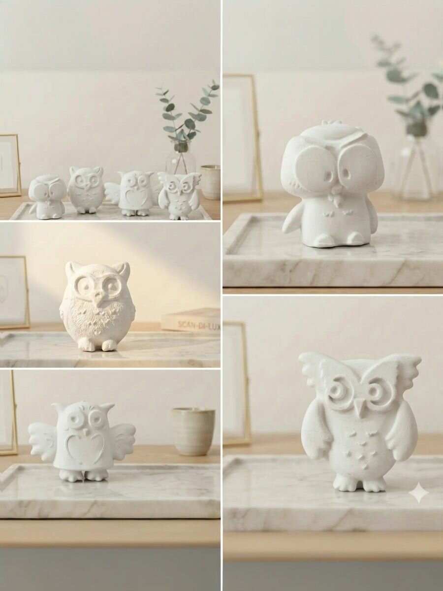 Набор гипсовых фигурок для раскрашивания