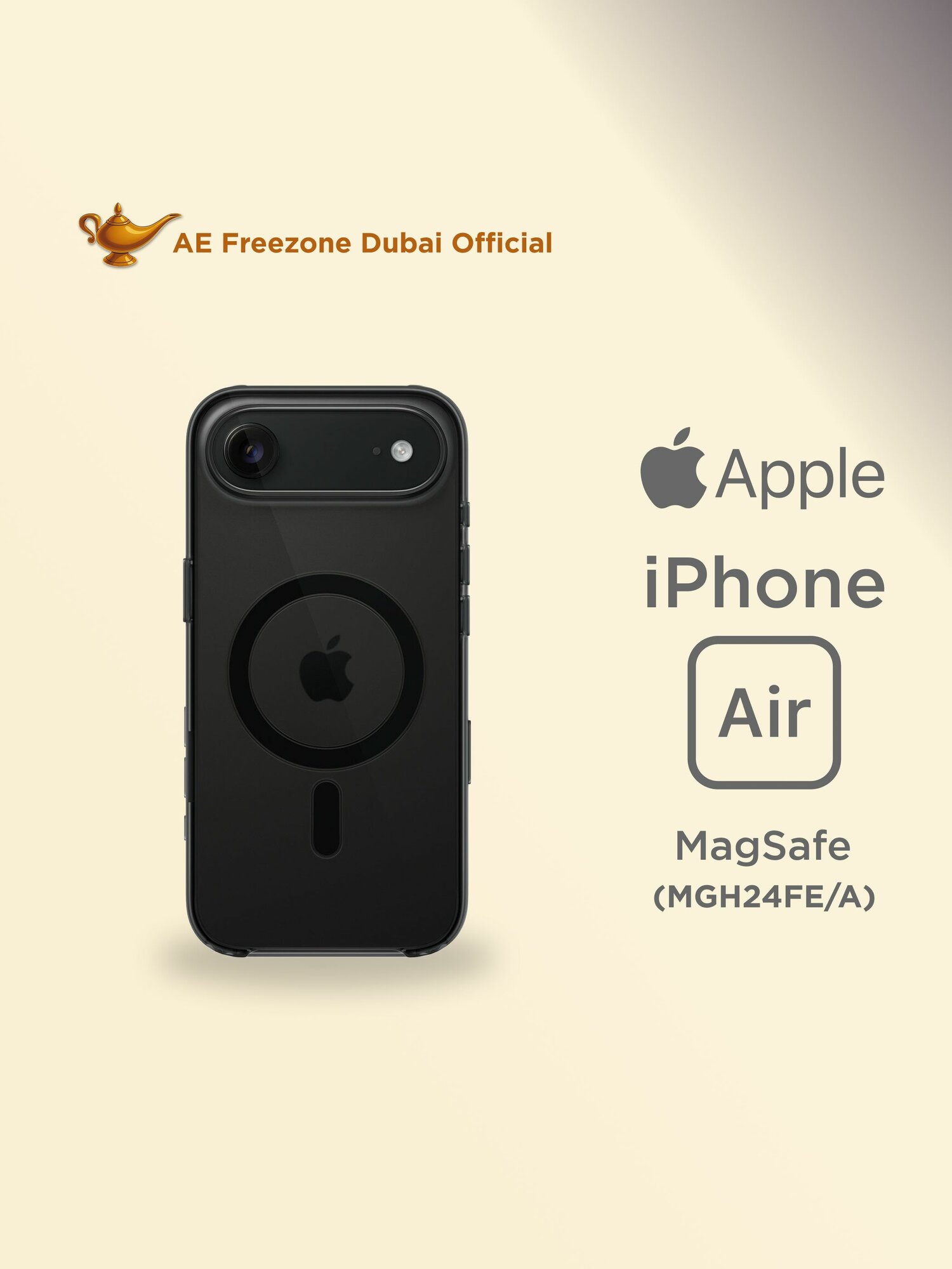 Чехол Apple iPhone Air Case with MagSafe цвет Shadow / Тень (MGH24FE/A)