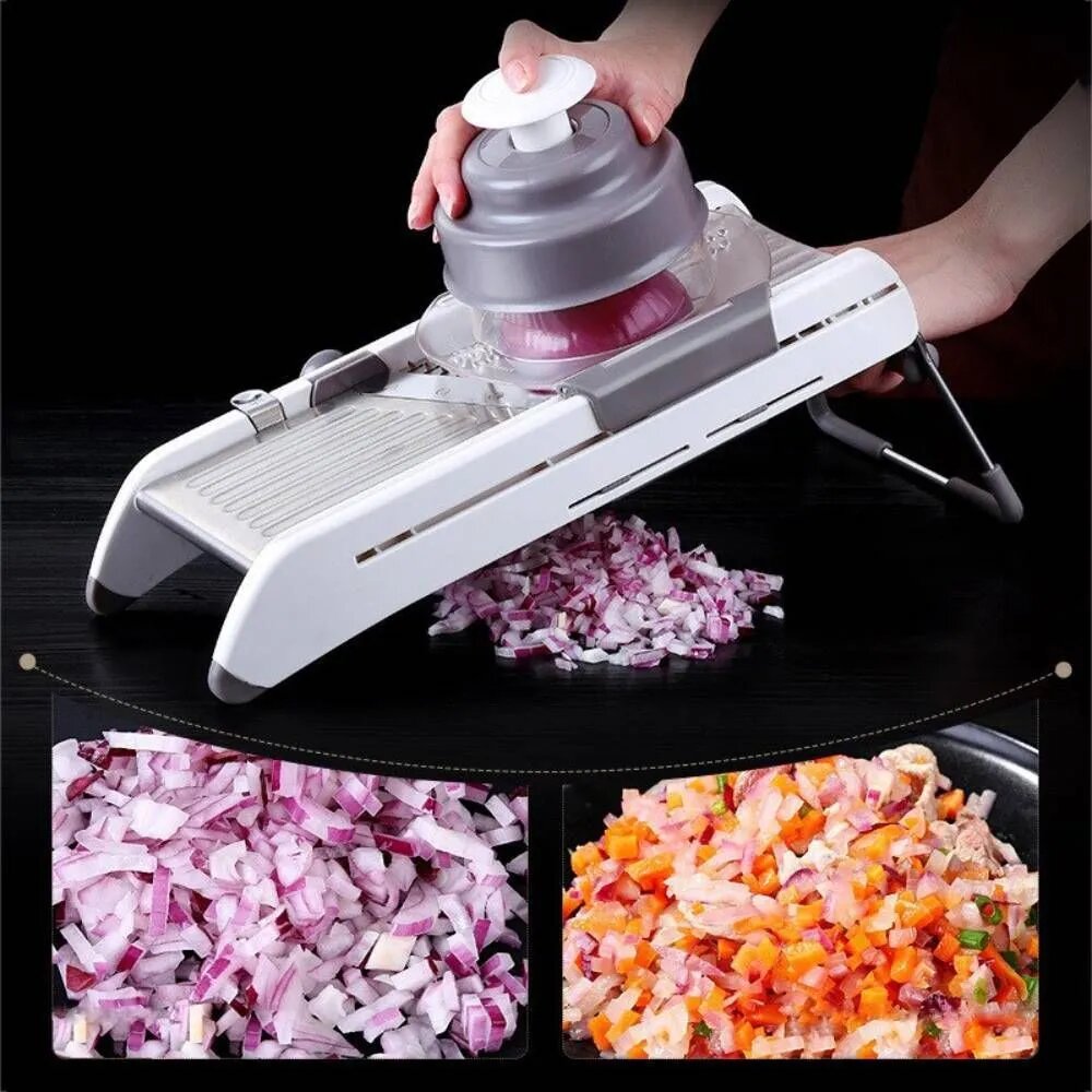 Фрукто-овощерезка Smart Mandoline Slicer для овощей и фруктов, 18 видов нарезки — фото 1