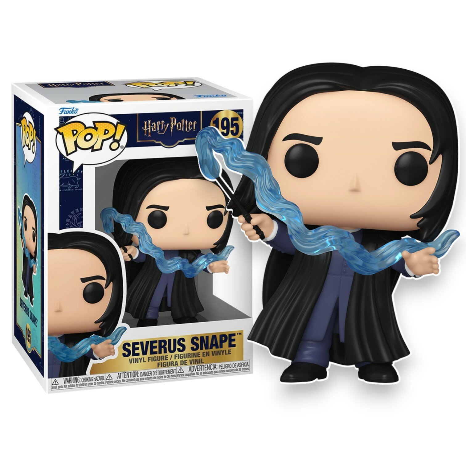 Фигурка Funko Pop! коллекционная Северус Снейп колдует "Гарри Поттер" 195 (Фигурка Фанко Поп)