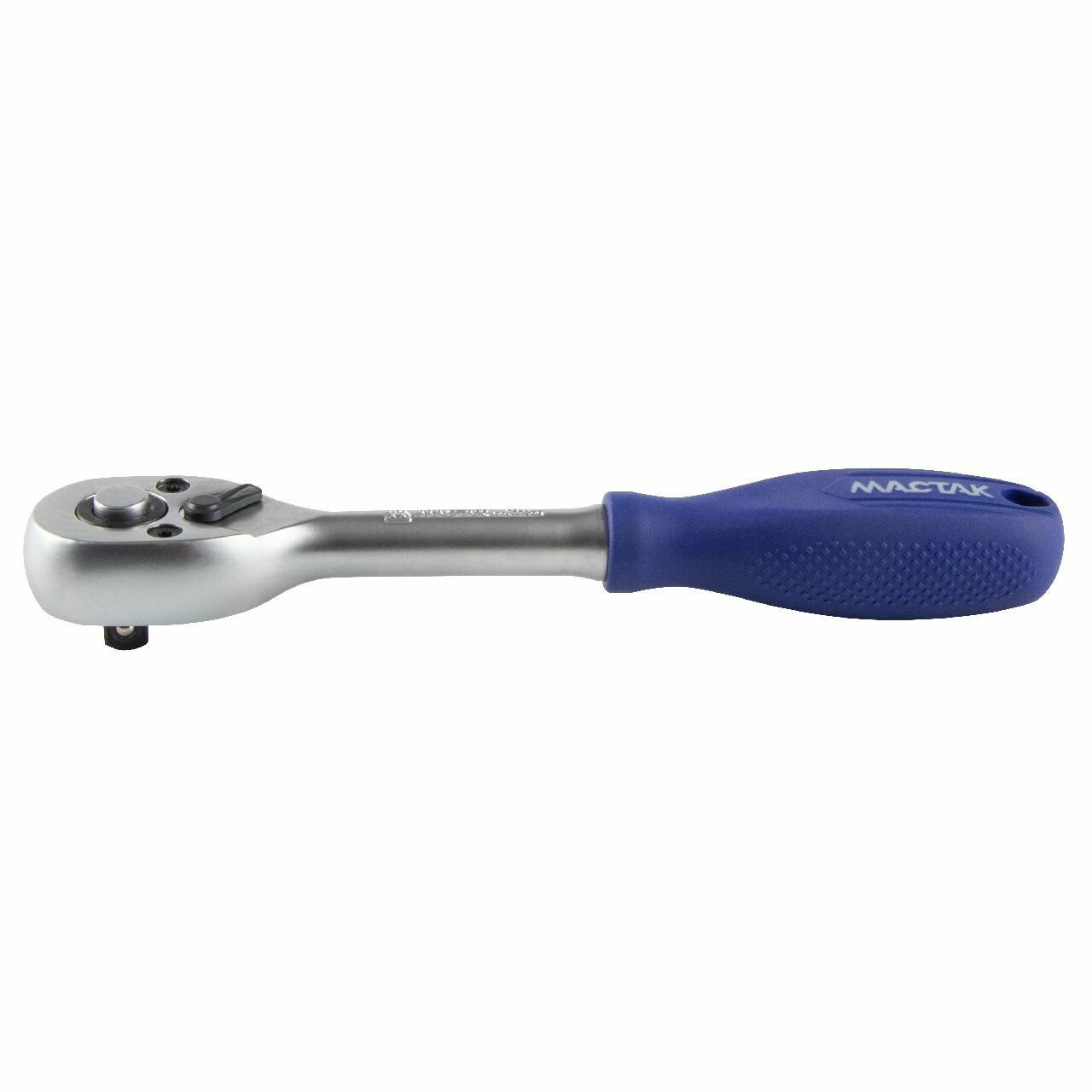 Трещотка 1/4", 72 зубца, флажковая с кнопкой мастак 010-21626H
