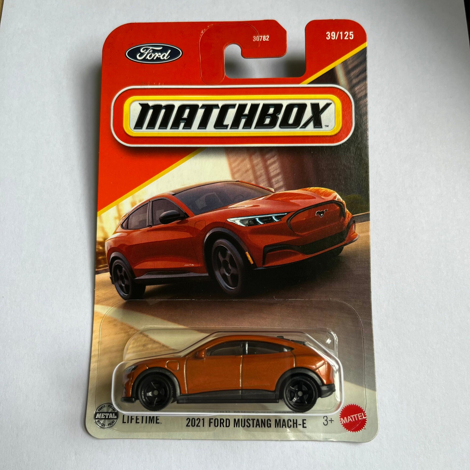 Matchbox Mattel 1:64, литой автомобиль модель машинки 25M/L серии(39 2021 FORD MUSTANG MACHE)