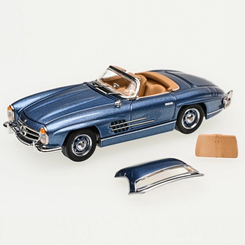 1/64 GFCC 1960 Mercedes-Benz 300SL Roadster Классический Кабриолет Модель автомобиля из литого металла