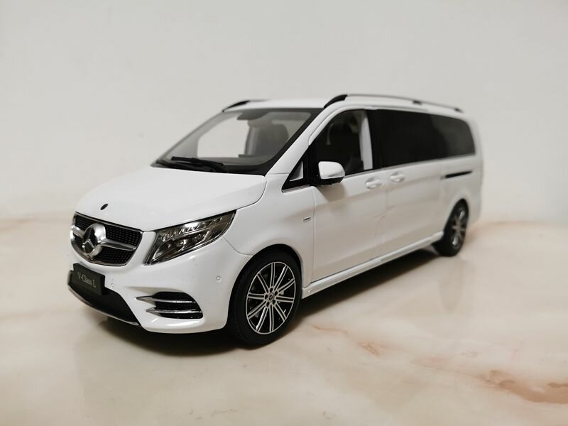Мерседес-Бенц V260L V-Класс MPV бизнес-автомобиль 1:18 масштабная модель автомобиля коллекционный подарок