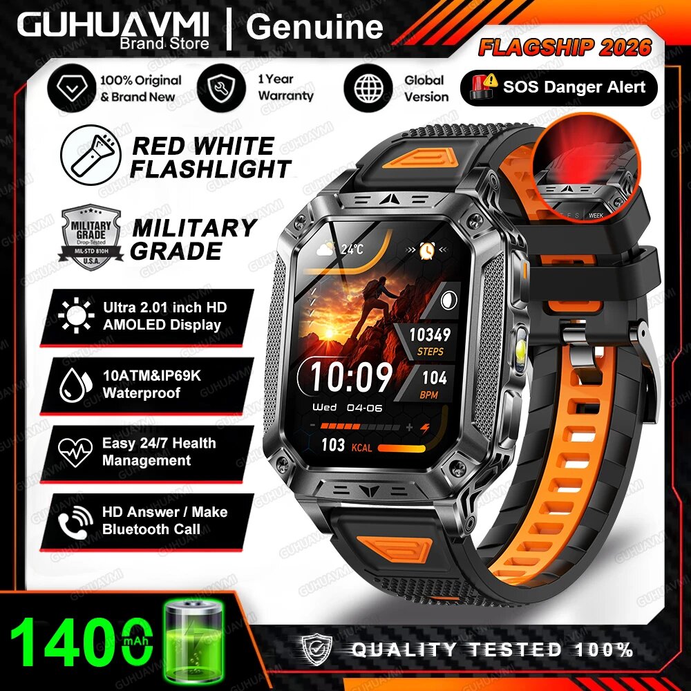 TANK Ultra 2026 умные часы Black Orange