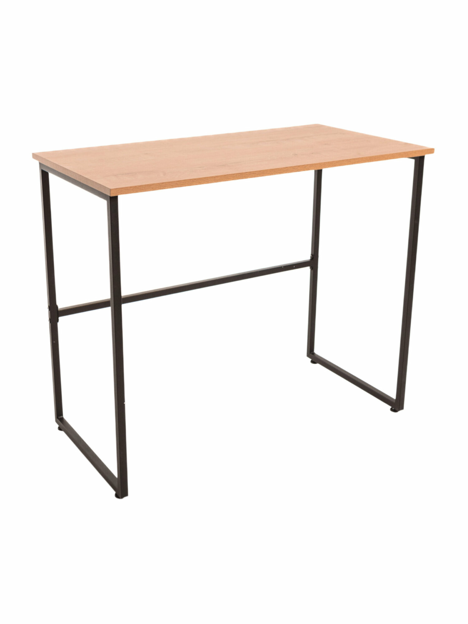 Стол письменный компьютерный, столик для ноутбука 900x500x770 мм лофт, металл ЛДСП, Brabix Smart, 641950