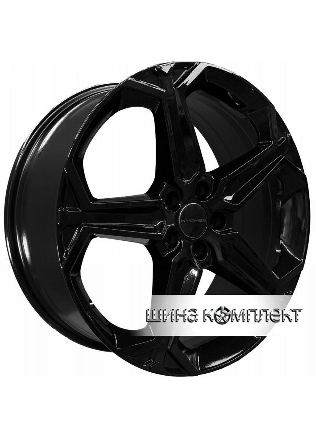 Колесный диск Khomen Wheels KHW1909 7,5x19 5x114,3 ET45 67,1 Black литой для автомобиля
