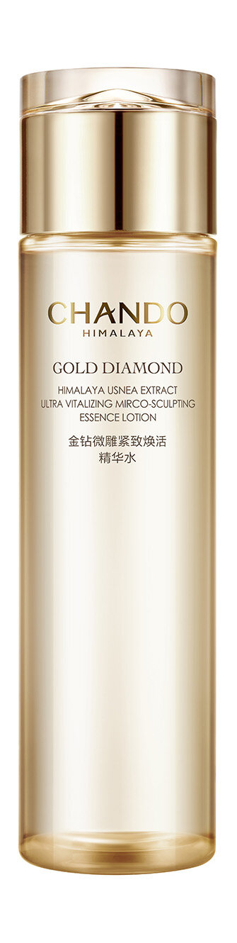 CHANDO HIMALAYA Gold Diamond Essence Lotion Лосьон-эссенция для лица антивозрастной микро-скульптор, 200 мл
