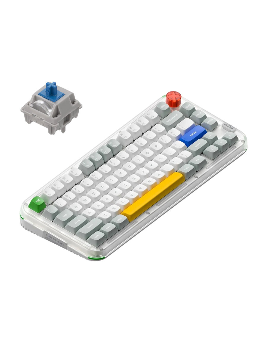 Клавиатура NuPhy Kick75 (High-Profile Silver Max Switch) Eng/Rus