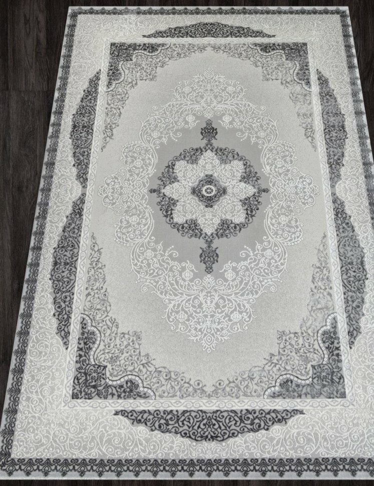 Ковер GL074G - GREY / GREY - Прямоугольник - коллекция NENSI (1.6 х 2.3 м)