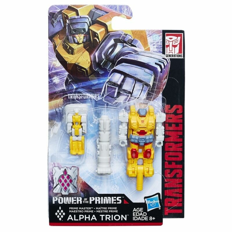 Трансформеры игрушки Hasbro Transformers Generations Power of the Primes Master Class Alpha Trion 8cm/5cm