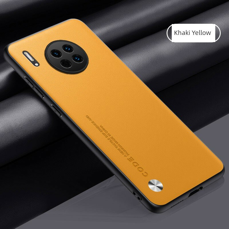 Чехол защитный для Huawei Mate 30 Pro с большими отверстиями в цвете Кахи Кремовый - премиум мягкий силикон
