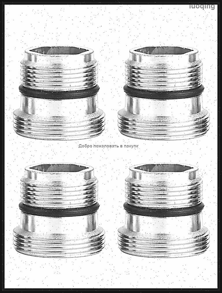 OZ-EVEA шт. адаптеры для кранов аэратор баблер с резиновым уплотнителем M18.5 на M22 наружная резьба кран водосберегающий сменный встроенный баблер
