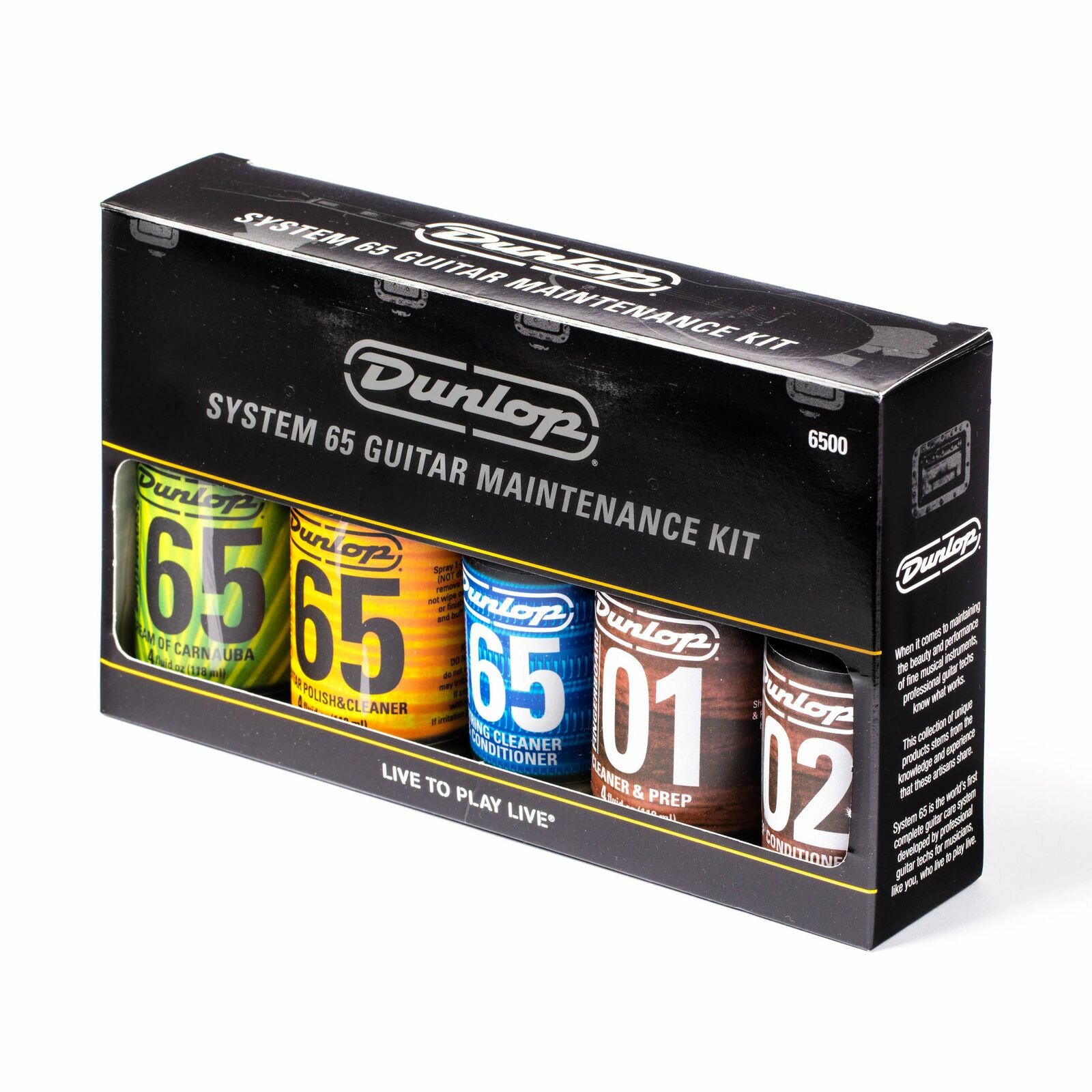 Комплект для ухода за гитарой Dunlop 6500 System 65 Guitar Maintenance Kit набор для ухода за гитарой, 5 средств