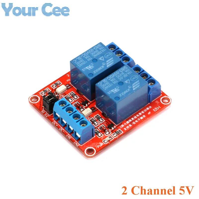 Модуль реле 2 Channel 5V Your Cee