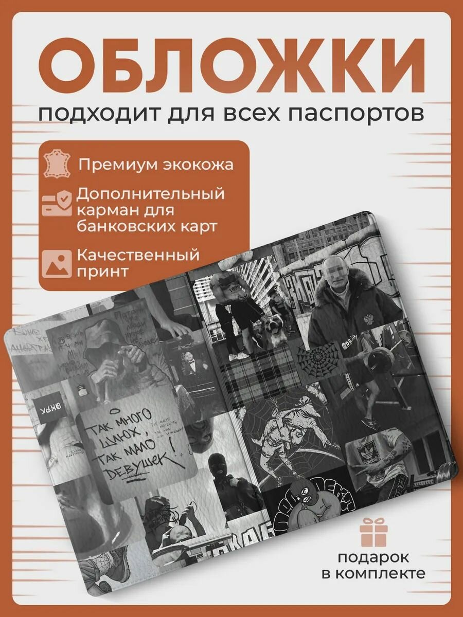 Обложка для паспорта СП СТОУНИ