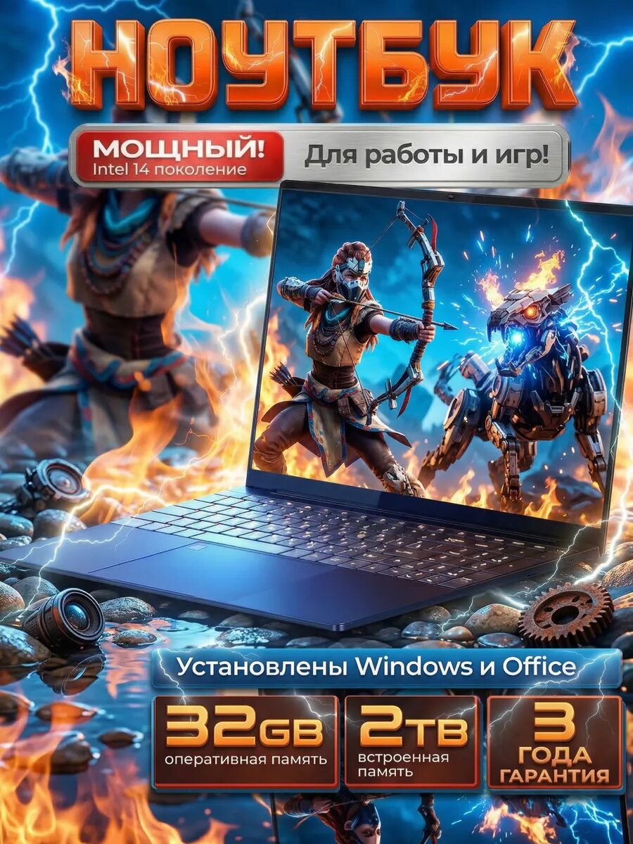 Ноутбук HiGH TECH R469 Intel H-Series RAM 32GB / SSD 2048GB