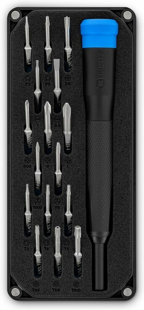 Комплект iFixit Minnow 16 бит, 17 предметов, кейс, для ремонта электроники. — фото 1